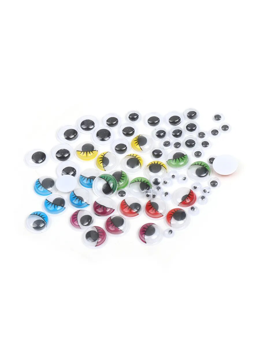 Глаза круглые бегающие 280шт