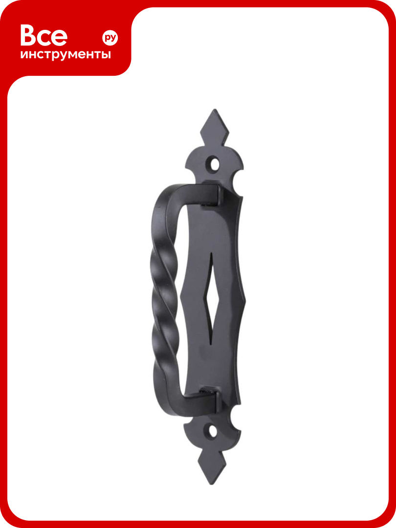 Ручка дверная Домарт Готика (185) черный 171158