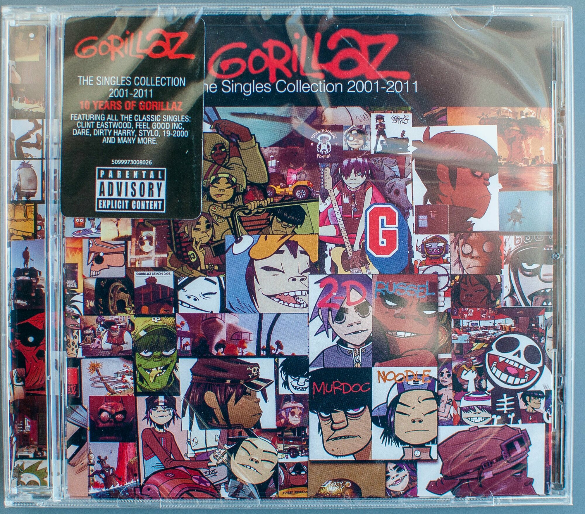 Gorillaz - The Singles Collection 2001-2011 Аудио CD Оригинал из Европы
