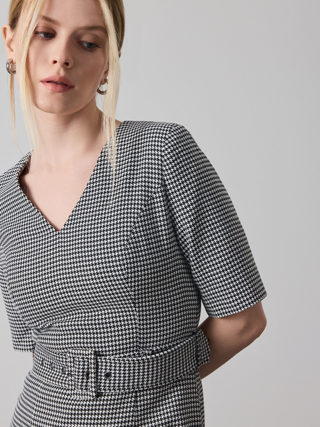 Платье JUST CLOTHES Осень-зима 2025, размер 40, мультиколор — фото 1
