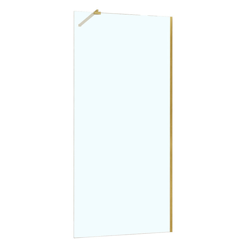 Душевая перегородка Azario Walk-in 100х195 AZ-251-100-BGL-CL брашированное золото