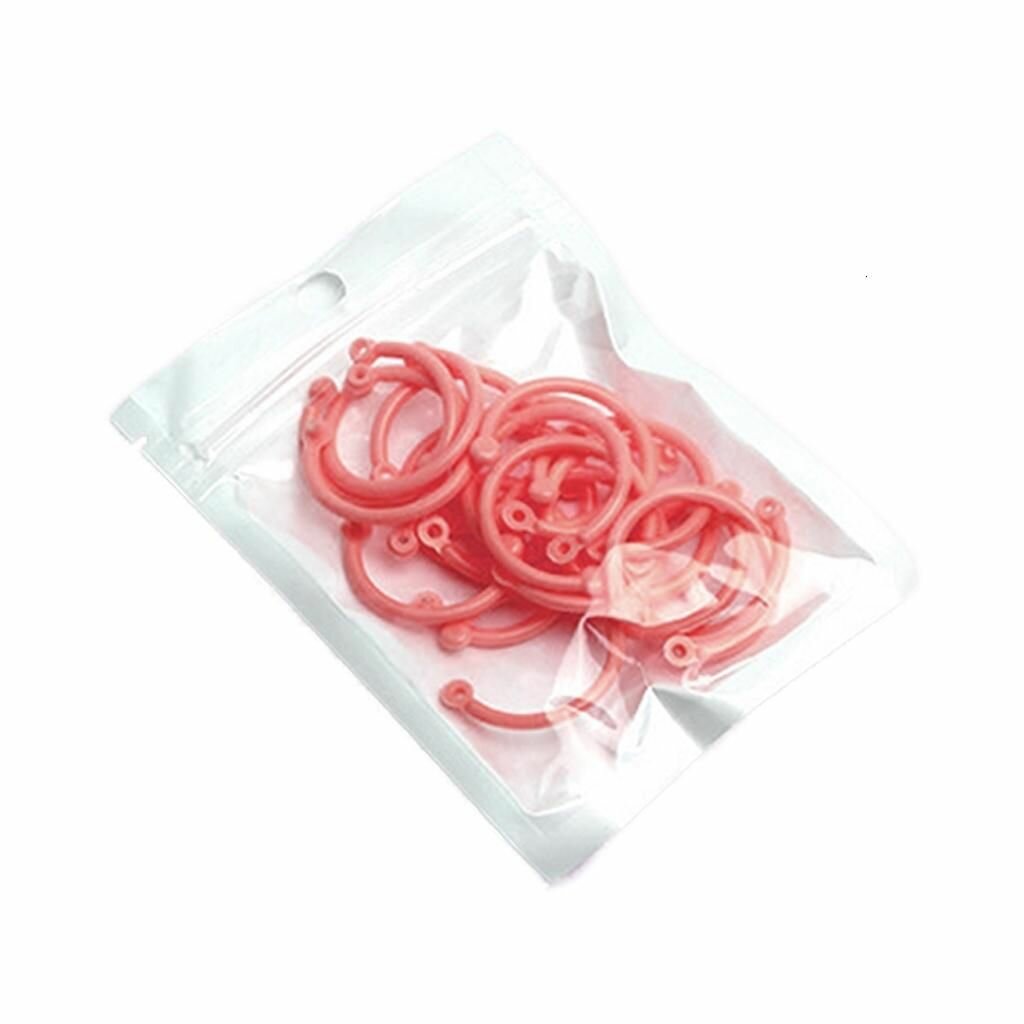 Кольца для переплета 10/15/30 шт, Розовый - M