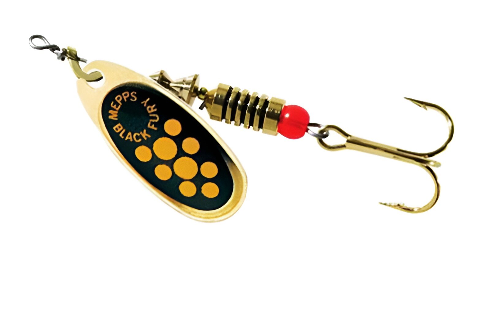 Блесна вращающаяся Mepps "BLACK FURY", 1, Gold/Yellow, 1 шт.