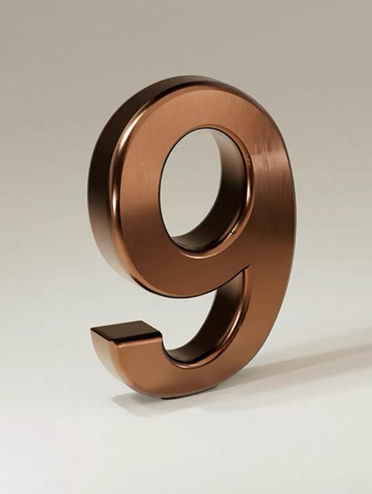 9 Самоклеящийся цифровой номер двери 7cm