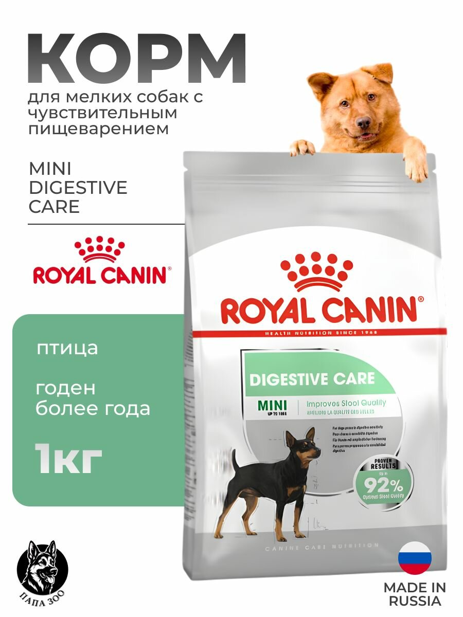 Сухой корм Royal Canin Mini Digestive Care для собак 1 кг