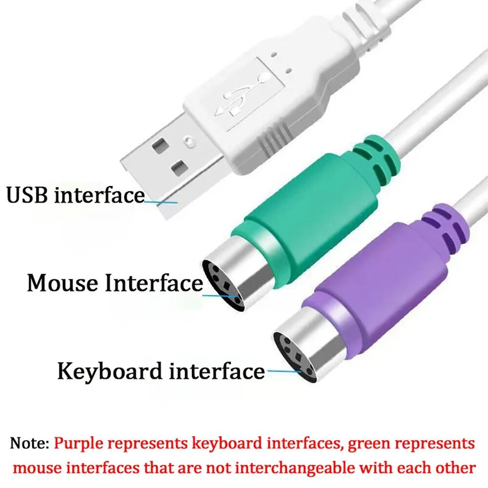 USB адаптер на два PS2 — фото 1