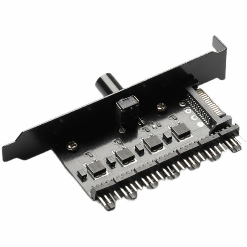 Контроллер Кабеля Хаба Вентилятора ПК, Сплиттер, , Блок Питания, Охлаждающий Радиатор Для Настольных Компьютеров