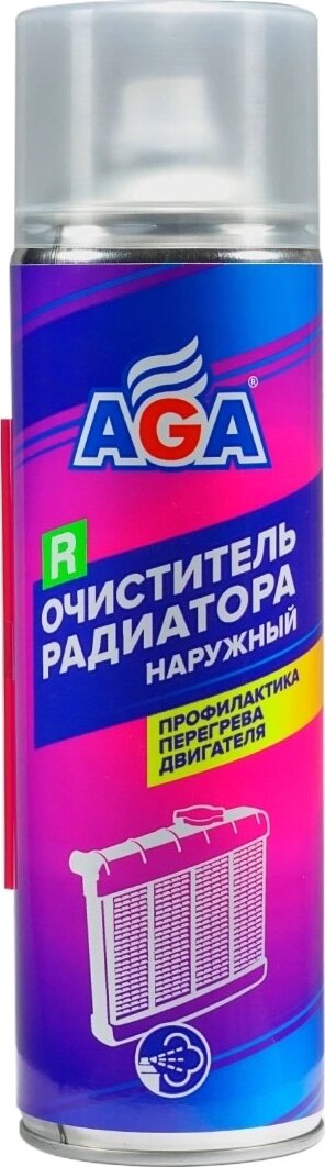 AGA 716R Очиститель радиатора наружный AGA R6 650мл AGA AGA716R