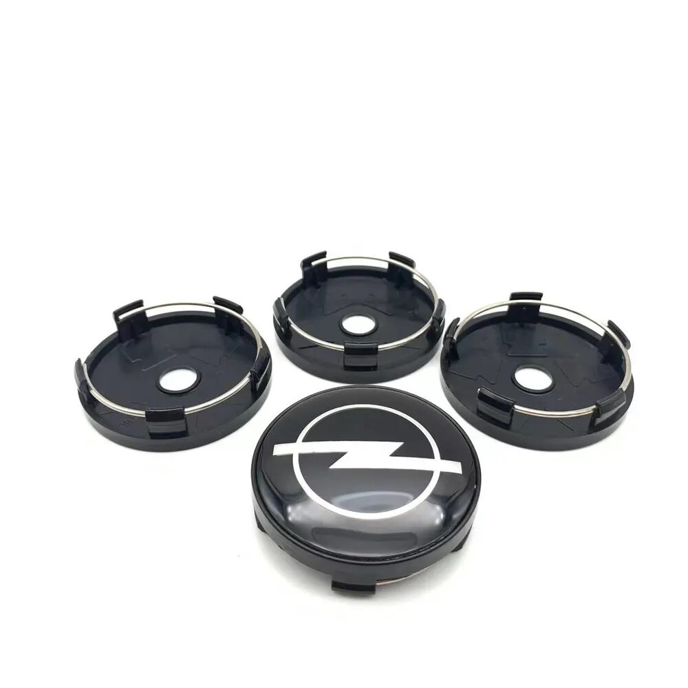 Колпачки заглушки на литые диски Opel/Опель 60/56/10 мм, 4 шт.