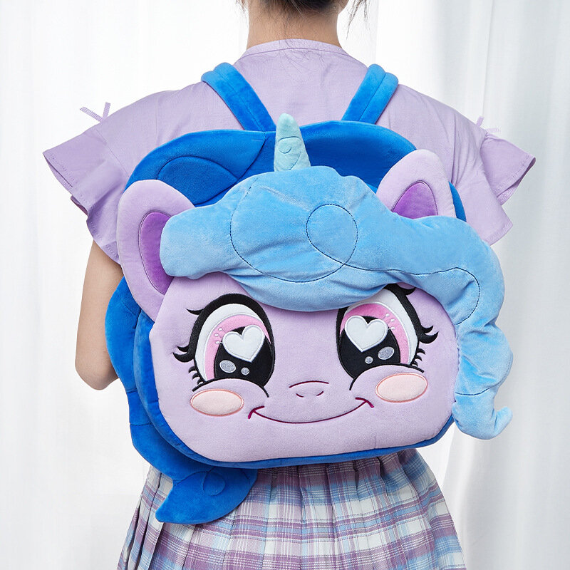 Сумка с большим лицом My Little Pony, персонаж Сяо И, 35 см, очаровательная сумка для девочек