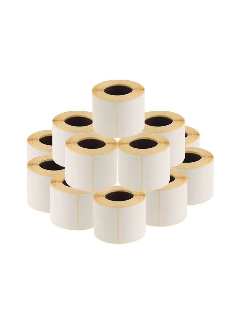 Термоэтикетки самоклеящиеся Lux-Paper 43х25мм, втулка 40мм, 1000 шт. (5 рулонов) ТермоЭКО без препринта