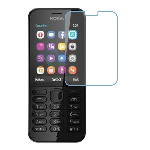 Скрин Мобайл защитный экран для Nokia 222 из нано стекло 9H