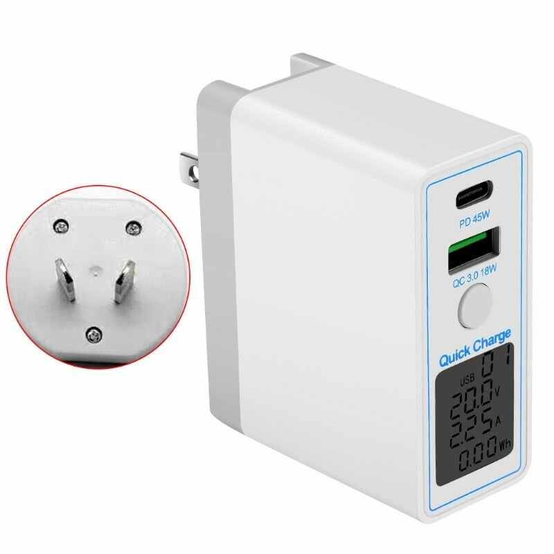 Быстрое зарядное устройство 3000 мА Quick Charge 3.0, AU