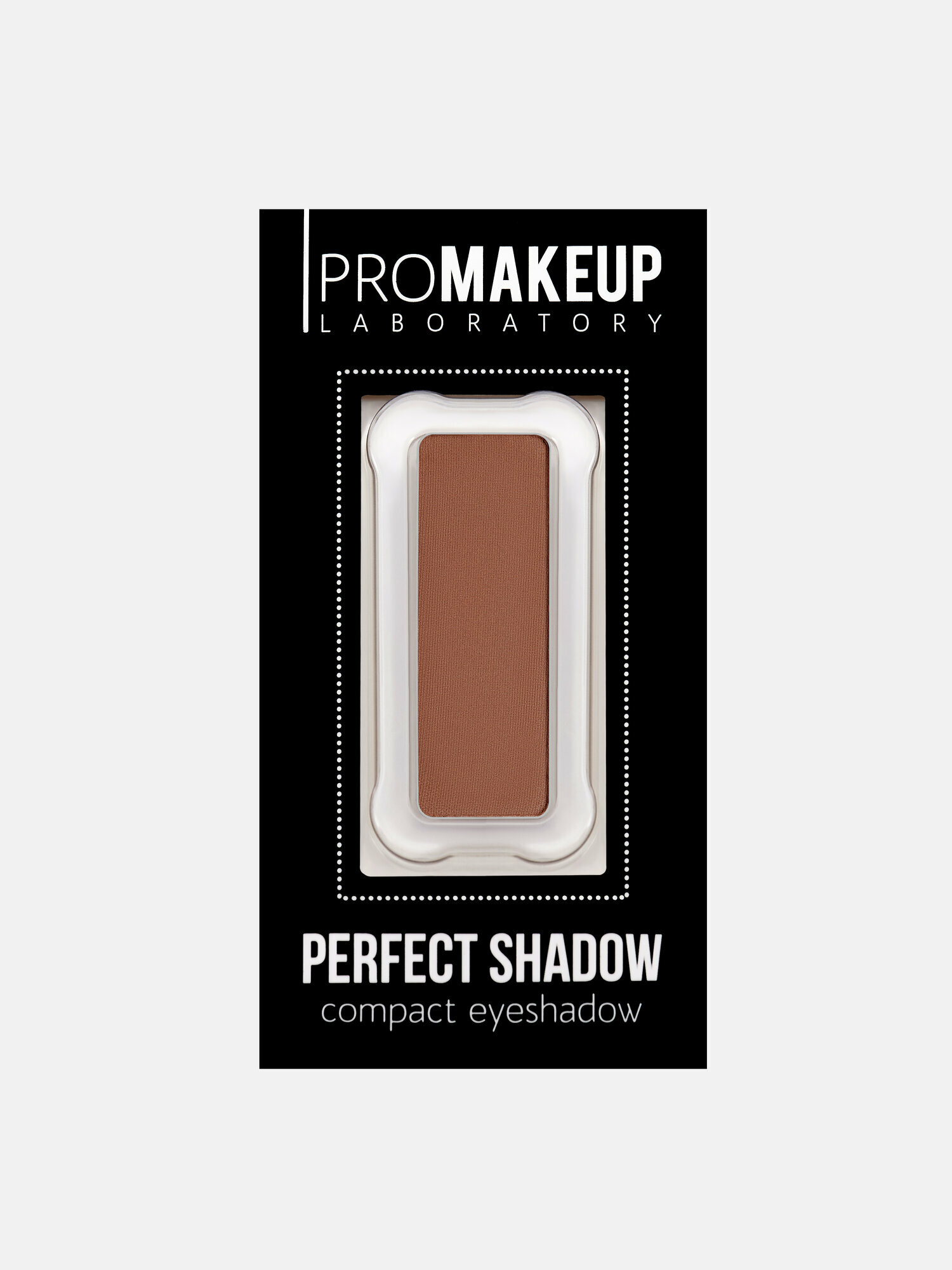 PROMAKEUP laboratory Тени для век компактные "PERFECT SHADOW", 4.3 г, 04 кофейный / матовый