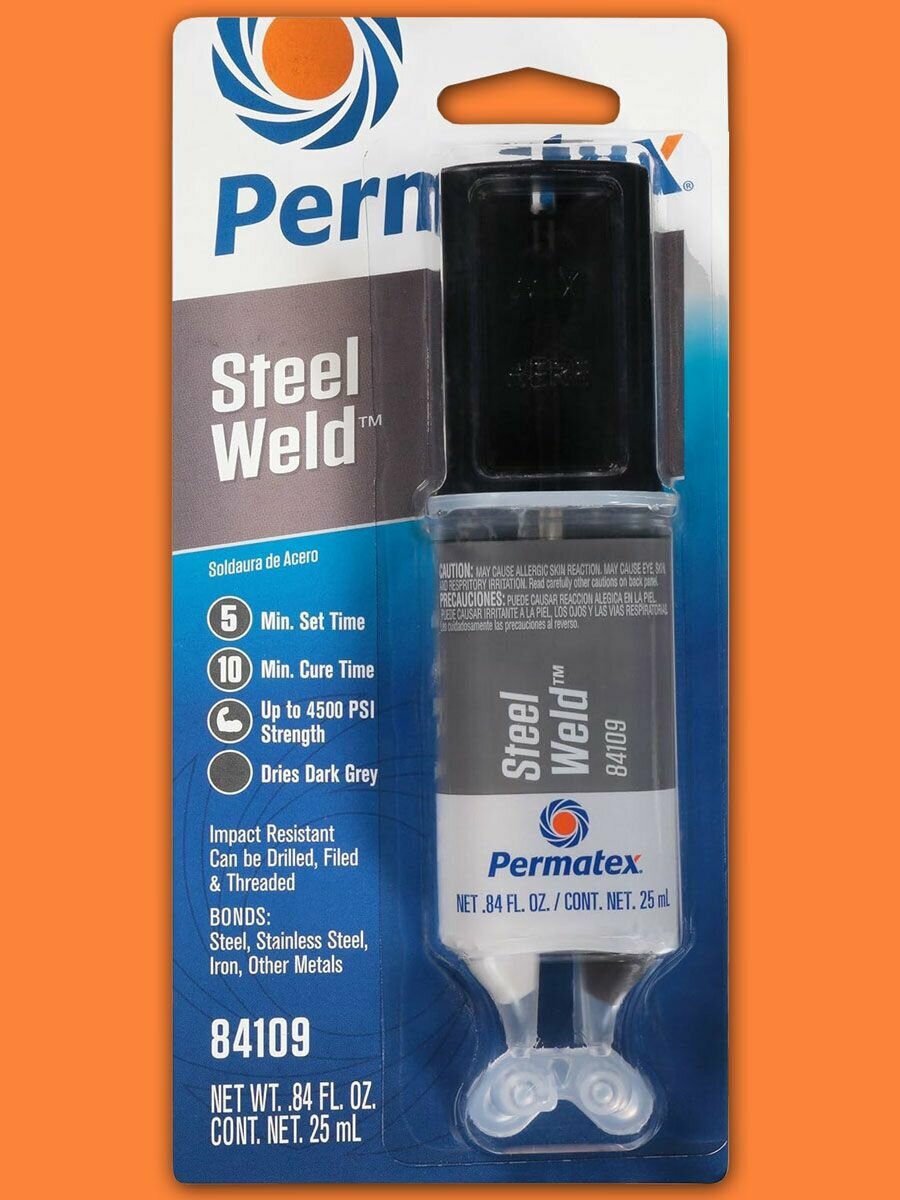 Клей многофункциональный эпоксидный мульти-металл (4мин) 25 мл шприц.