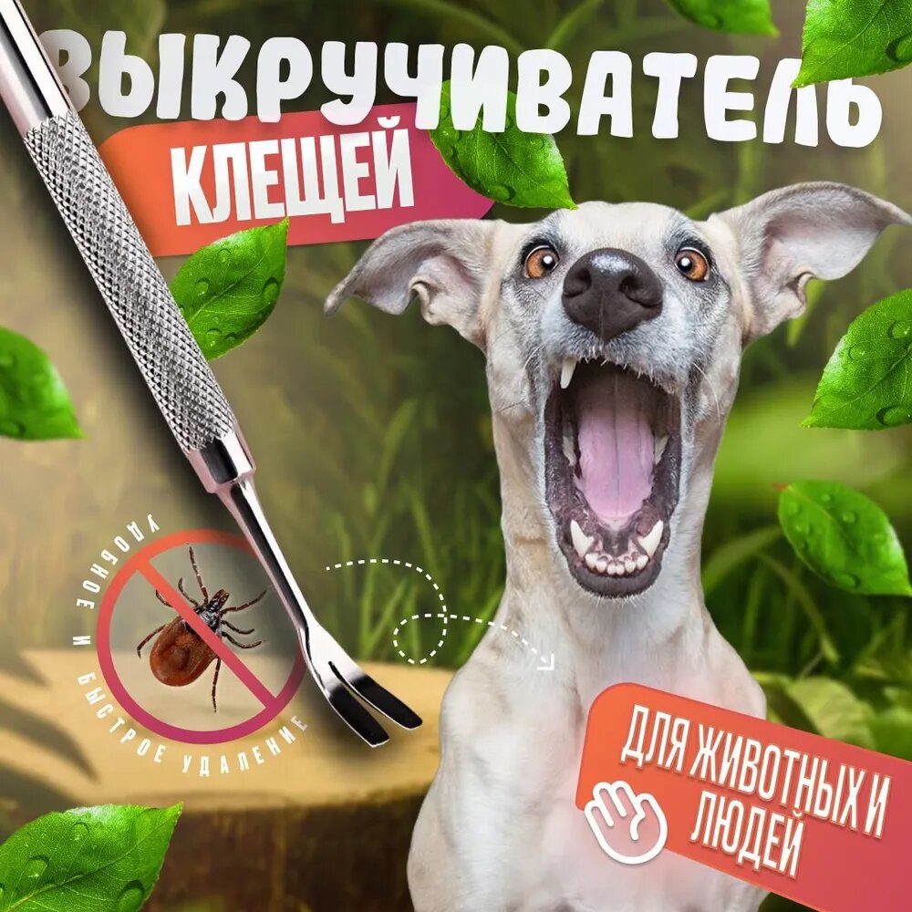 Удалитель клещей металлический