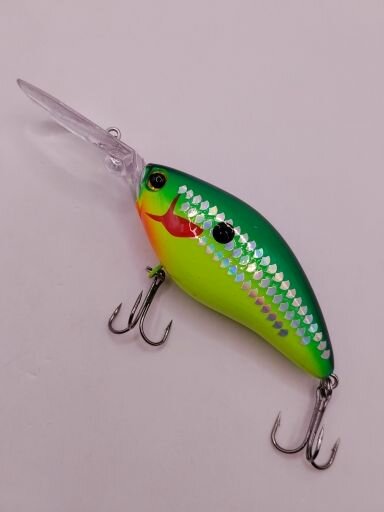 Воблер крэнк YO-ZURI 3DS CRANK DEEP DIVER 65F, 65мм, вес 17гр