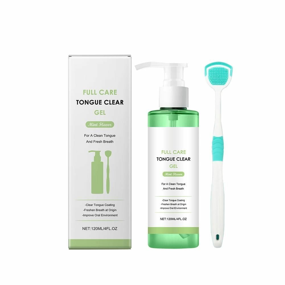 Oral Care / Освежающий гель для чистки языка с мятой, экстрактами шалфея и календулы , 120 мл