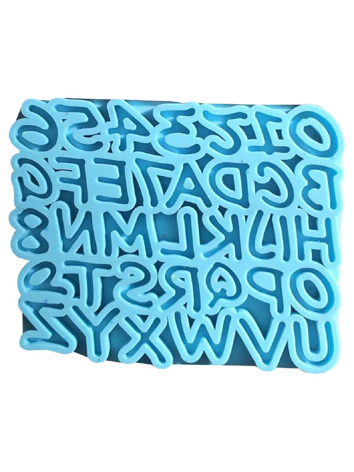 Буквенно-цифровая силиконовая форма "сделай сам"