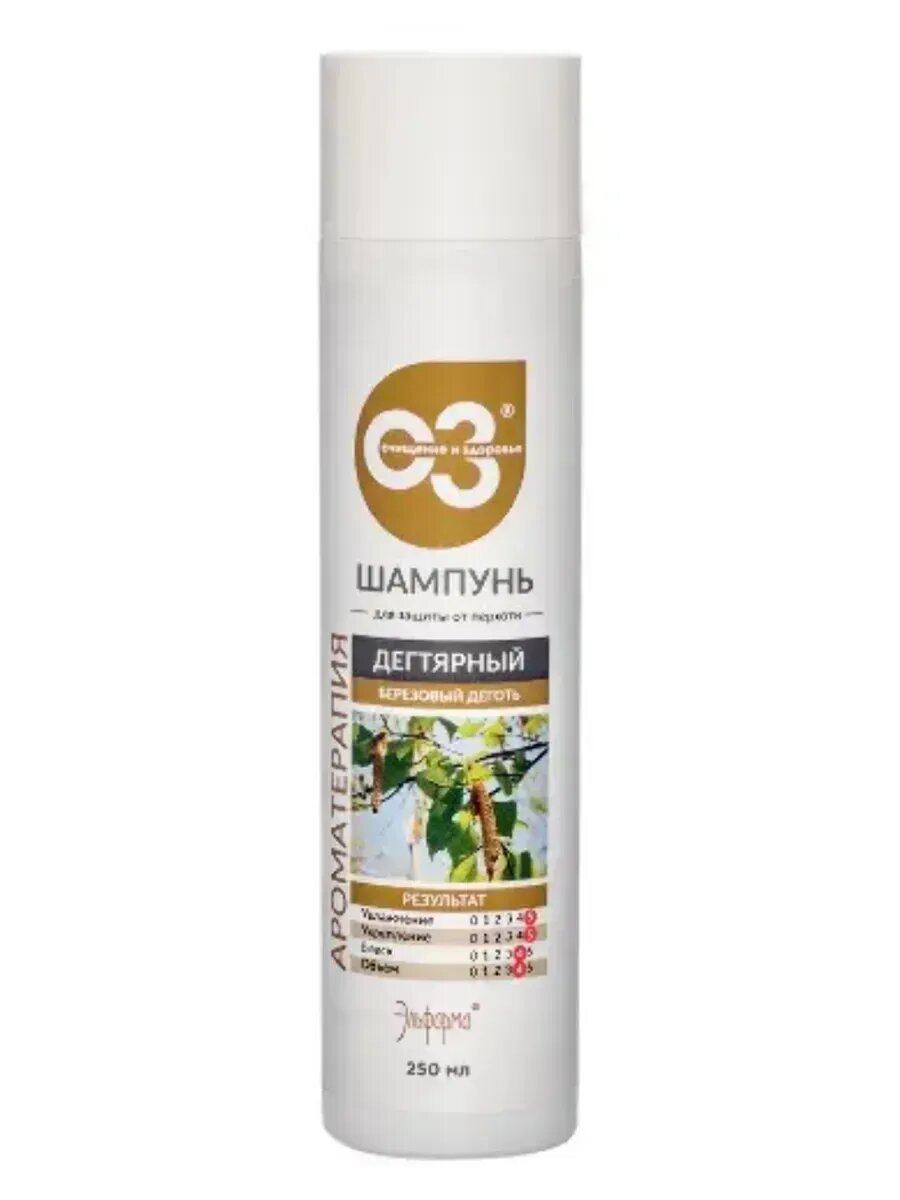 Очищение и здоровье Шампунь дегтярный 250мл