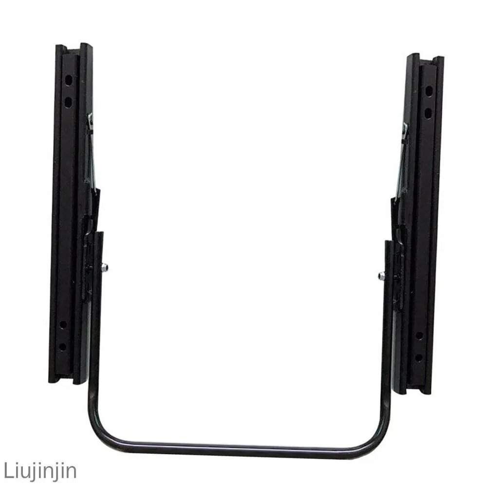 Набор салазок для автомобильного сиденья с двойной блокировкой, регулируемый механизм перемещения, комплект для крепления гоночного кресла, черный