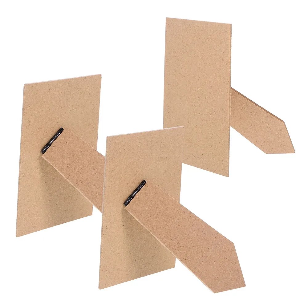 Самоклеящийся подставка-опора для фоторамки из мдф хаки, набор из 3 шт для настольного использования