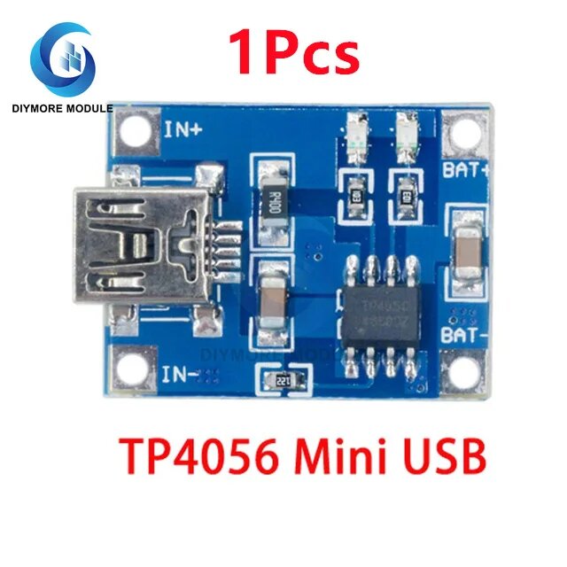 TP4056 Mini USB зарядная плата для литий-ионных аккумуляторов