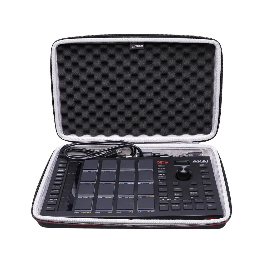 LTGEM Жесткий водостойкий чехол из ЭВА для Akai Professional MPC Studio MIDI-контроллера, сумка для хранения (только чехол!)