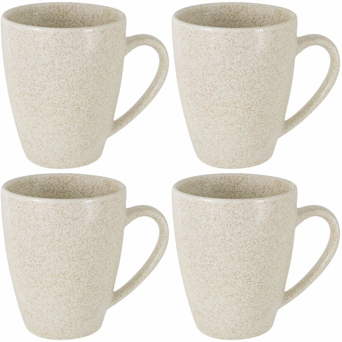 Набор из 4 кружек Maxwell & Williams Solaris 400 мл, фарфор, чашки для чая и кофе 4 шт