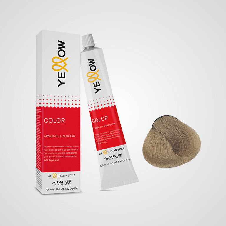 Ye Color Перманентная крем краска 9 100 мл YELLOW PROFESSIONAL Ye Color Permanent Coloring Cream Краска 100 мл