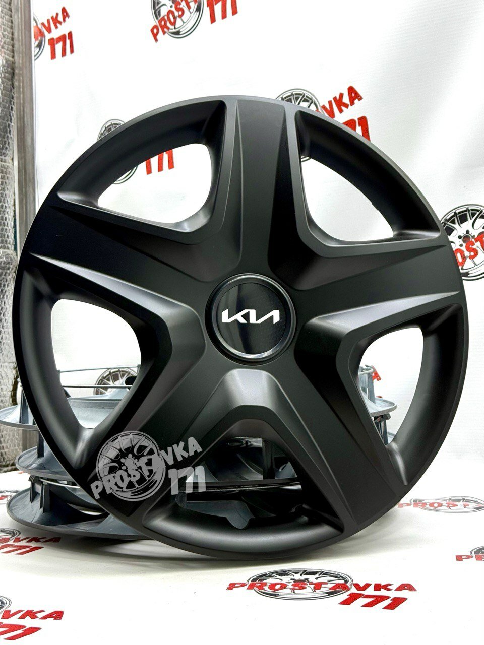 4шт KIA R16 (418) (BL) колпаки на диски