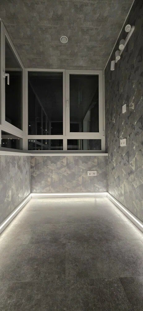 Плинтус МДФ Под Подстветку LM80 Белый 8*1.6*240 см