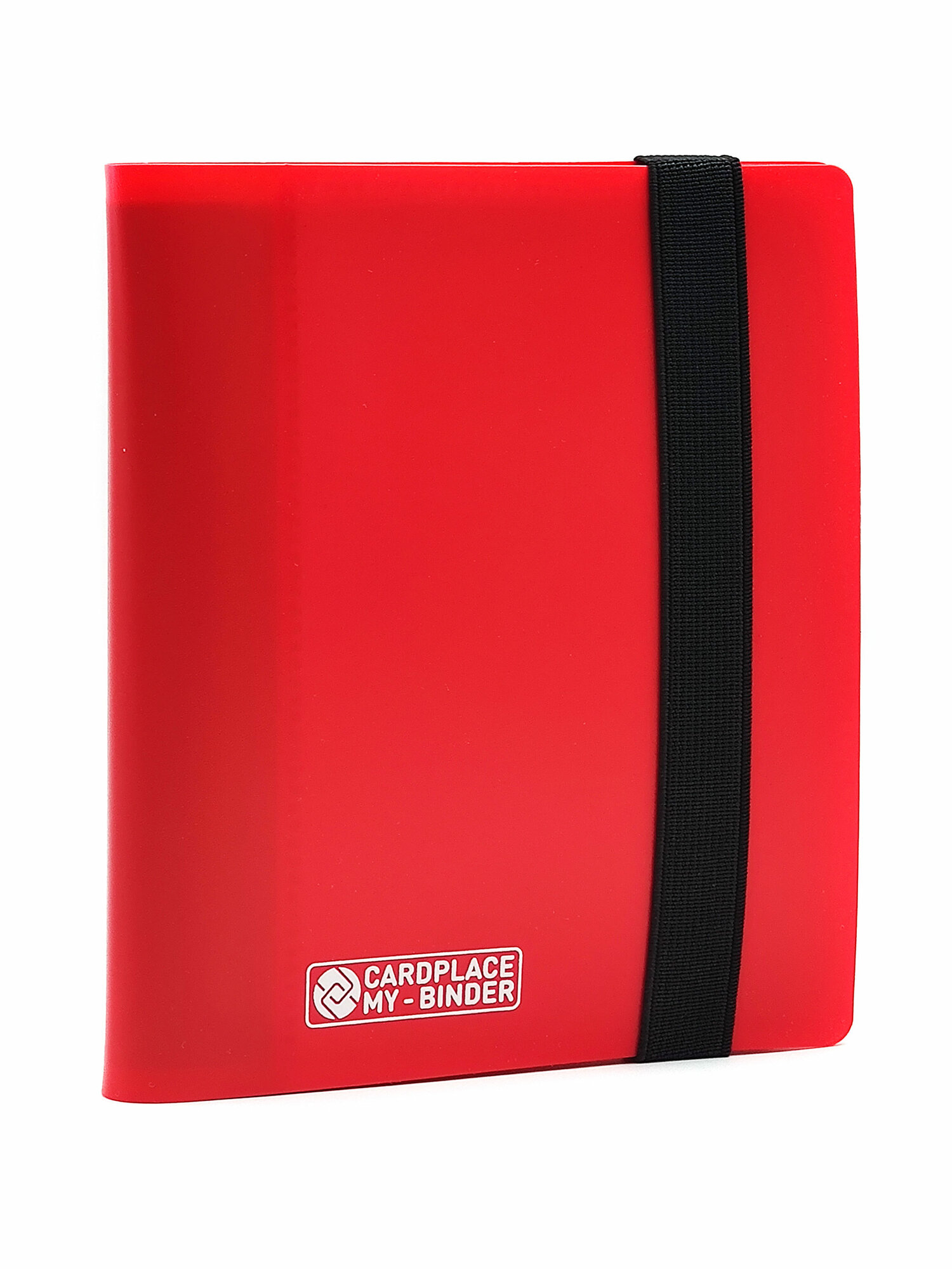 Альбом портфолио Cardplace My Binder на резинке, 2x1, красный, 20 встроенных листов - для карт MTG, Pokemon