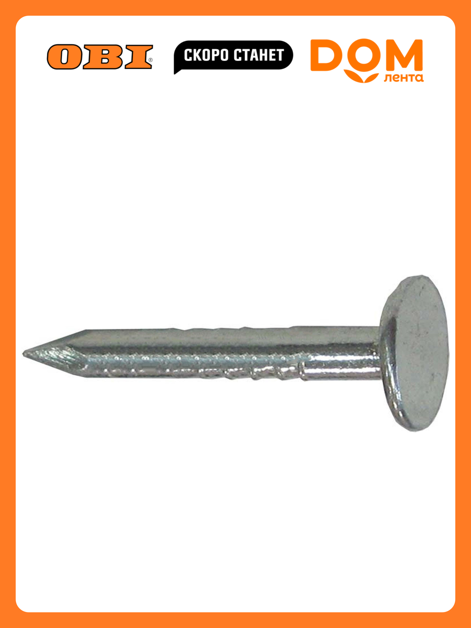 Гвозди толевые Стройбат 2,8х30 мм 0,2 кг