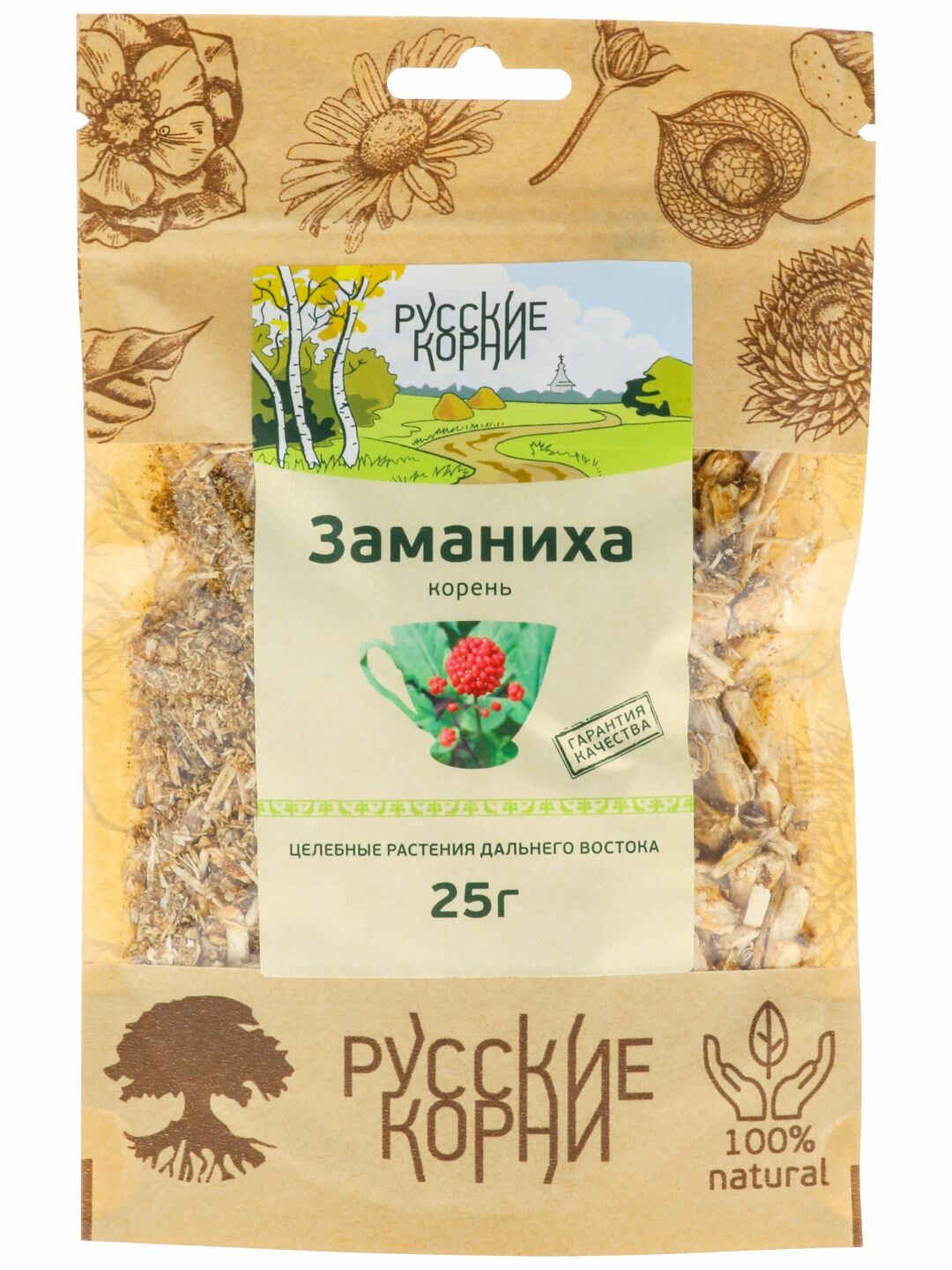 Русские корни Заманиха корень, 25 г