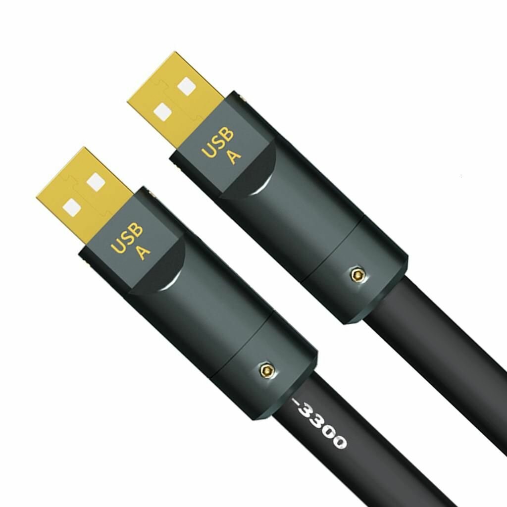 Кабель USB A USB A 0.5-2 м, студийного качества, 50cm