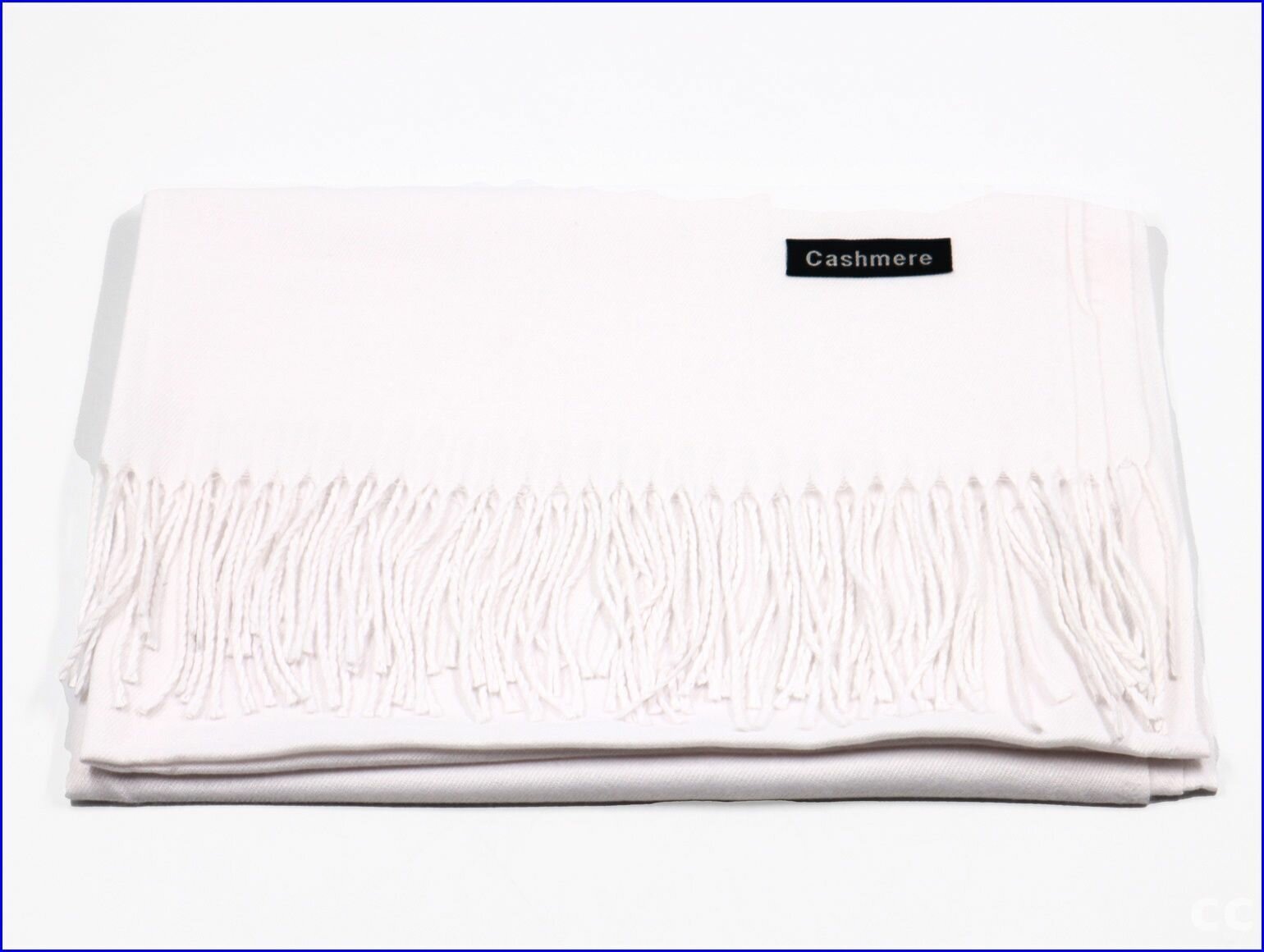 Кашне Cashmere для женщин,200х70 см, белый — фото 1