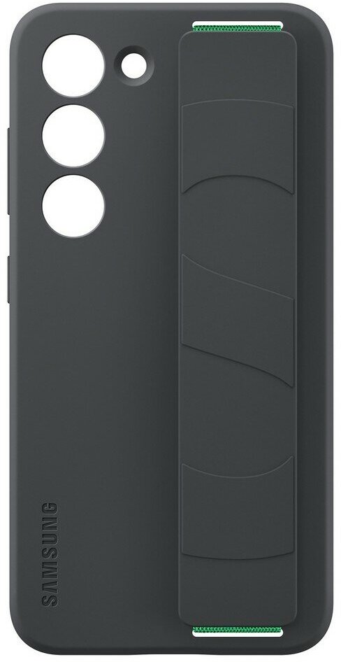 Чехол (клип-кейс) Samsung для Samsung S23 Silicone Grip Case черный (ef-gs911tbegru) Ef-gs911 .