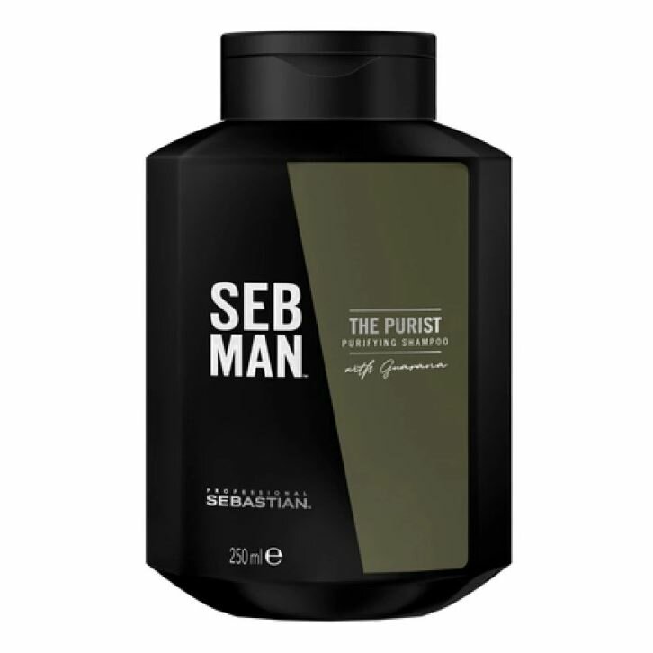 Sebastian Professional SEB MAN The Purist Очищающий шампунь для волос, 250 мл