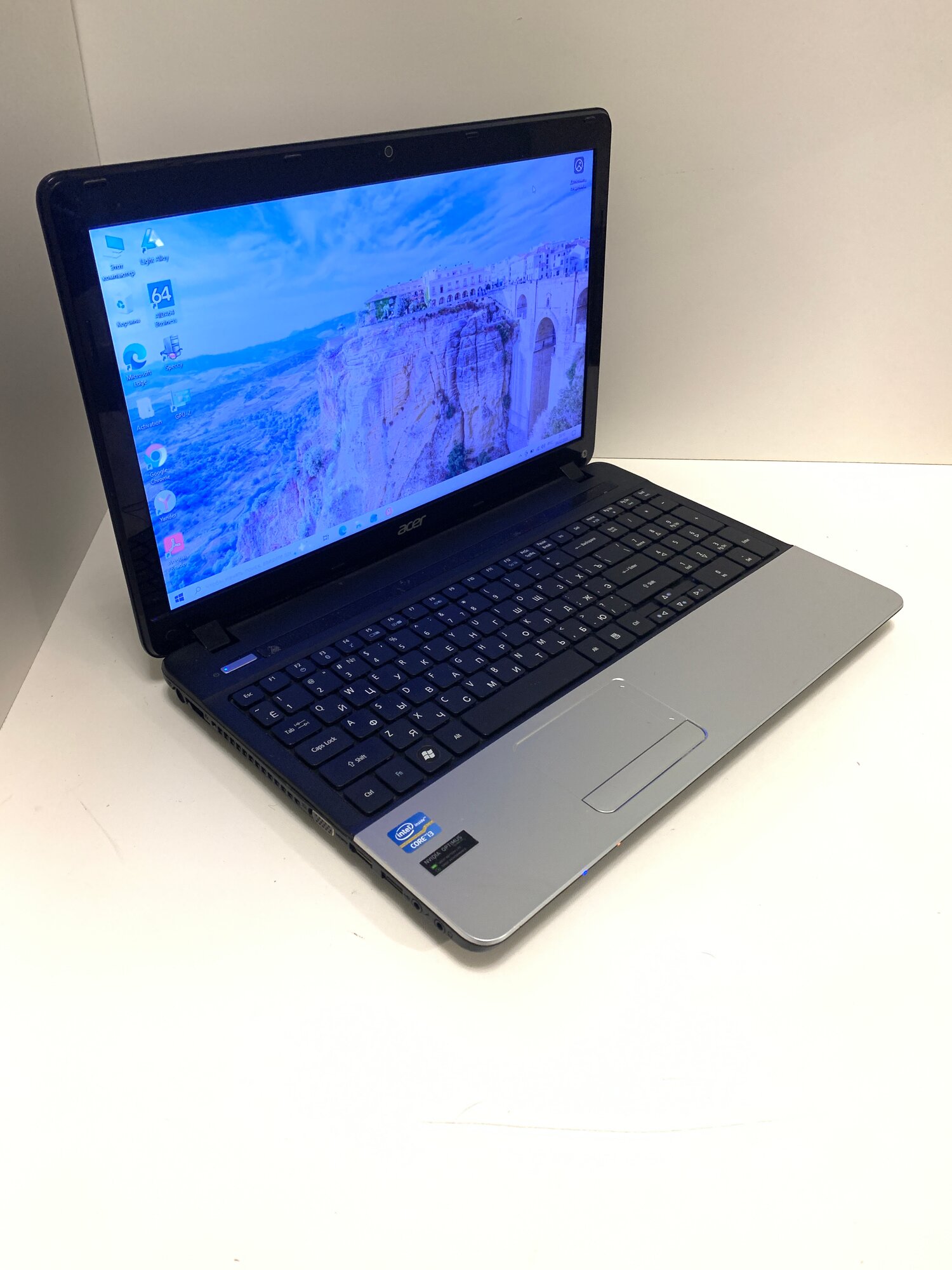 Ноутбук Acer E1-571G-33124G50Mnks\Intel Core i3-3120M 2.5GHz (2 ядра 4 потока)\6Gb DDR3\15.6" 1366x768\HDD 320Gb\NVIDIA GeForce 710M (1Gb)