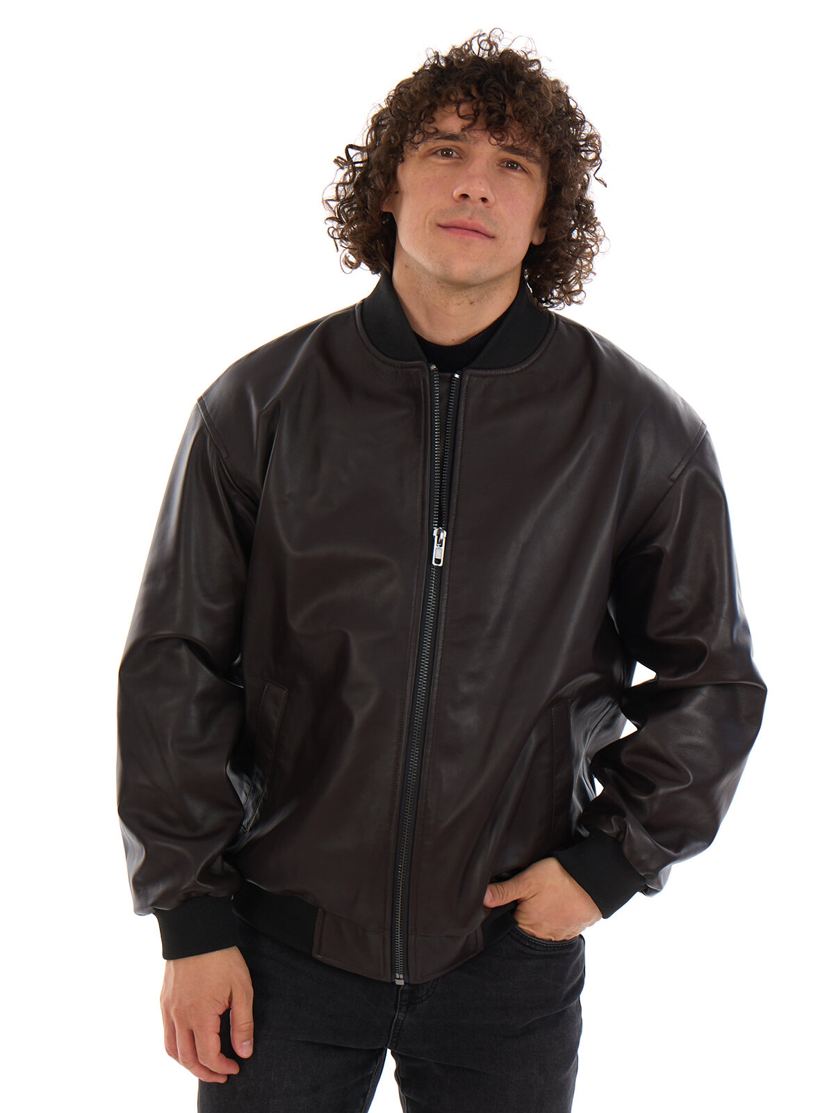 Бомбер Натуральная кожа