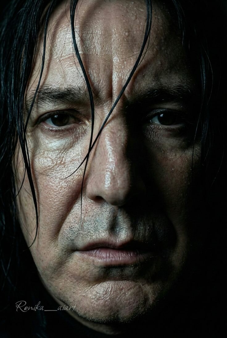 Алмазная живопись "Гарри Поттер и Северус Снейп", 5D, круглая, 40x50 см. Производитель: Brose Art.