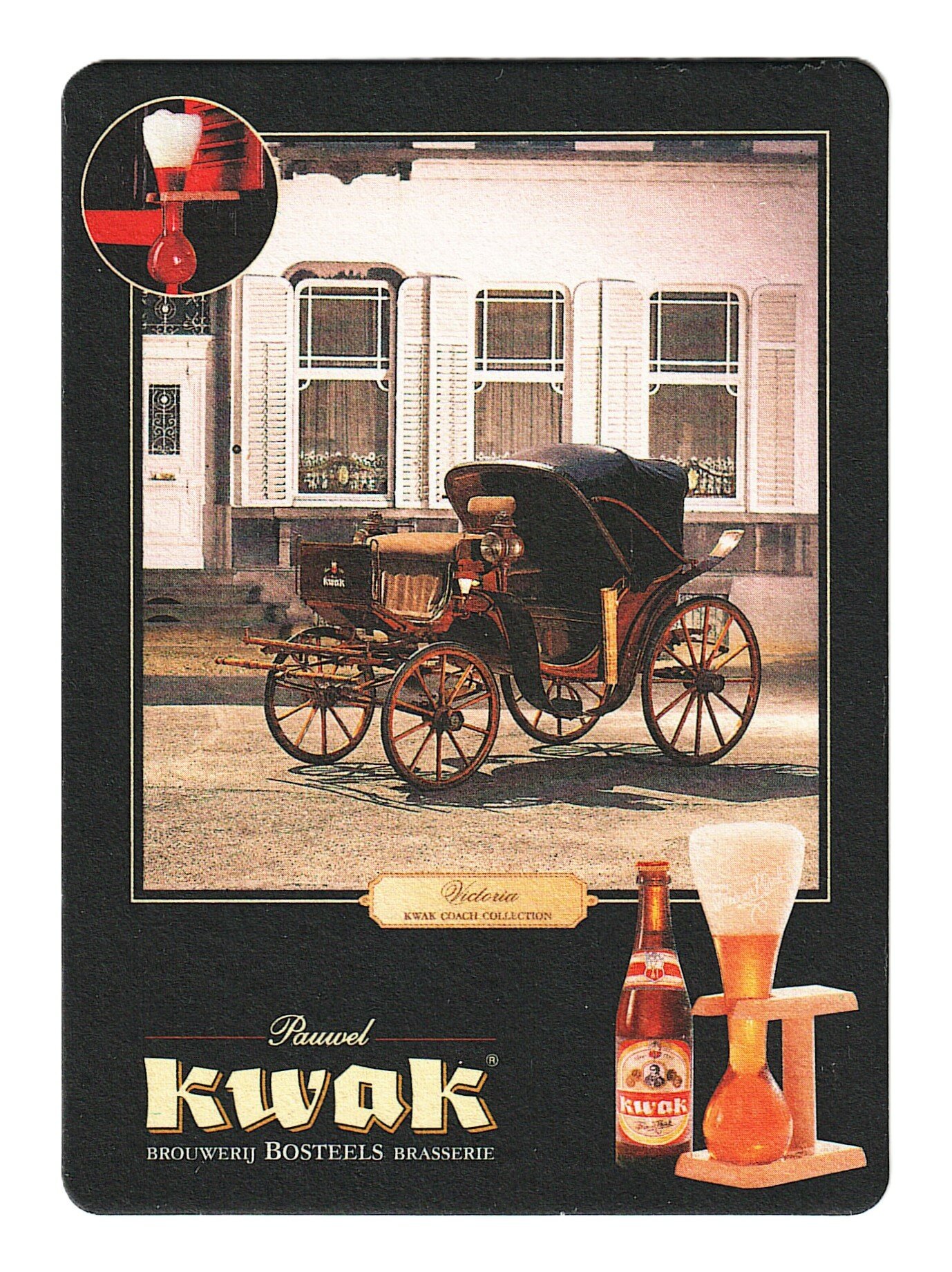 Бирдекель (костер) Бельгия Pauwel Kwak (подставка под пивной бокал)