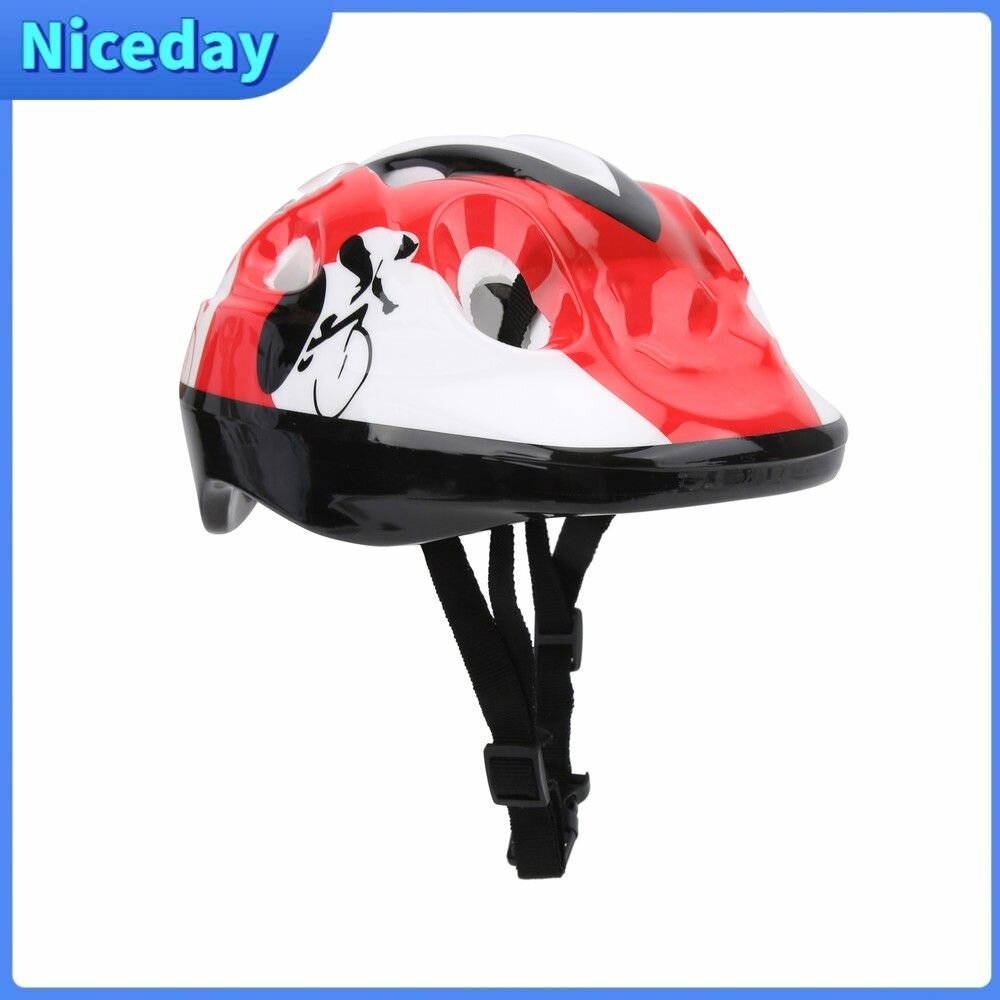 Детский Шлем Безопасности для Велосипеда и Роликов Красный