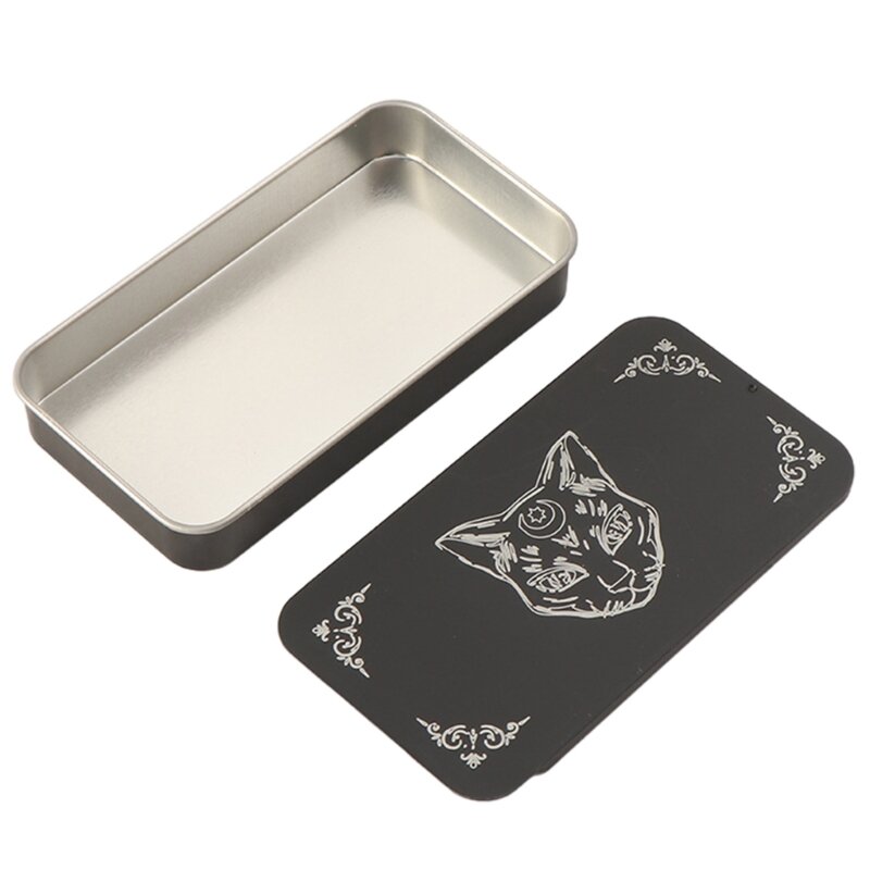 Ящик Для Хранения карт Таро Железный Футляр Для Хранения Карт Таро Коробка Астрологических Безделушек для Гадания, Украшения Ведьм