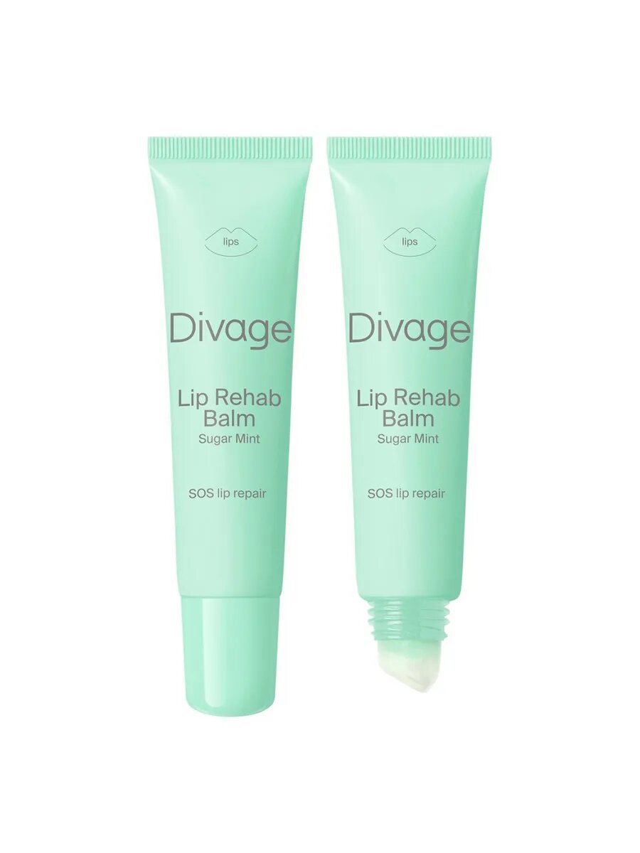 Бальзам для губ Divage Lip Rehab Balm Сладкая мята увлажняющ