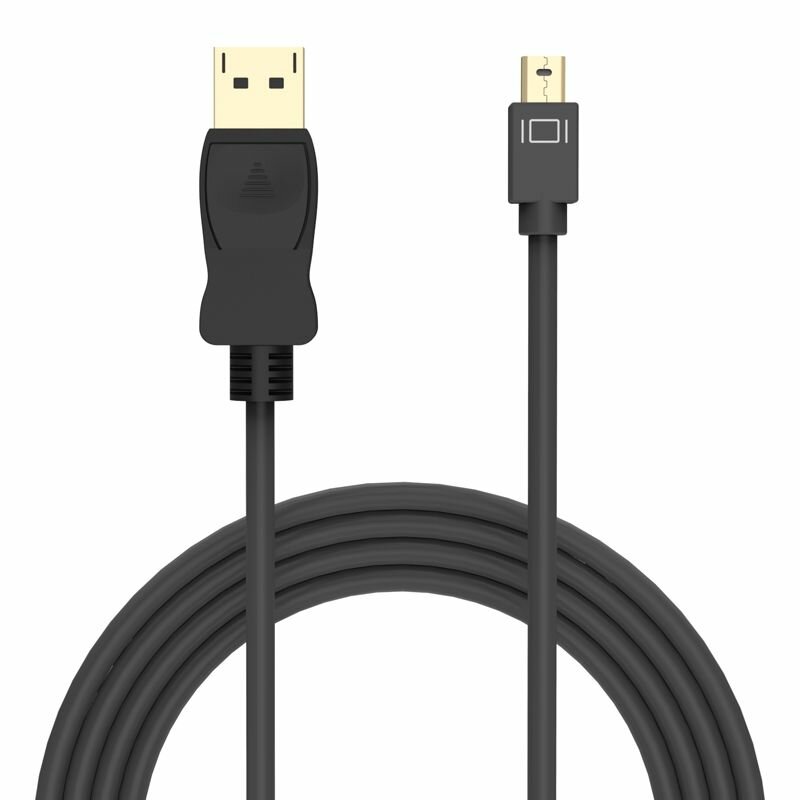 Кабель DisplayPort - MINI DisplayPort QIC MTDP4K 3840*2160 HD-передача, ABS, черный, 5M