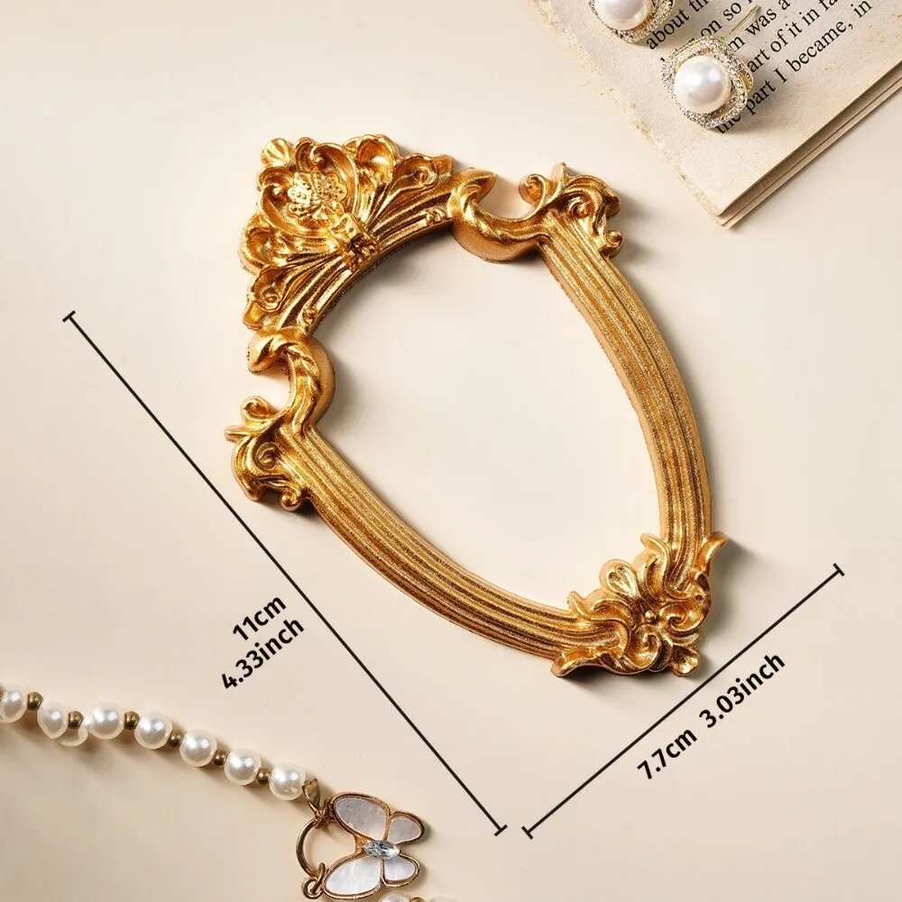 Креативная золотая рамка-коробка для творчества, 3D мини-фоторамки для свадебных фотографий, декор для фотосессий