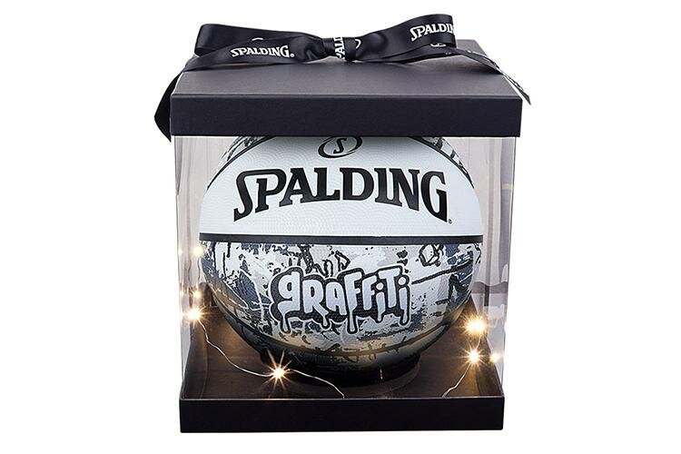 Баскетбольный мяч унисекс SPALDING Graffiti, серо-белый, Size 7, 4853431