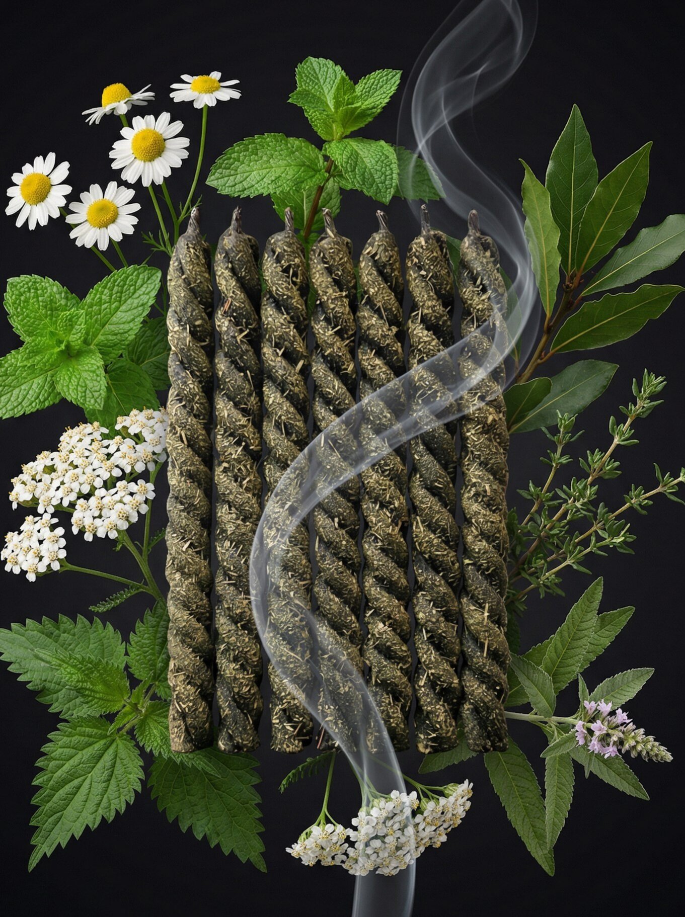 Свечи очищающие с травами